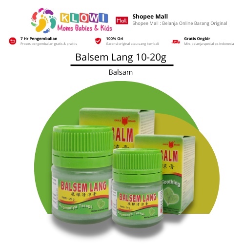 Jual balsem lang hijau Harga Terbaik & Termurah Januari 2023 | Shopee ...