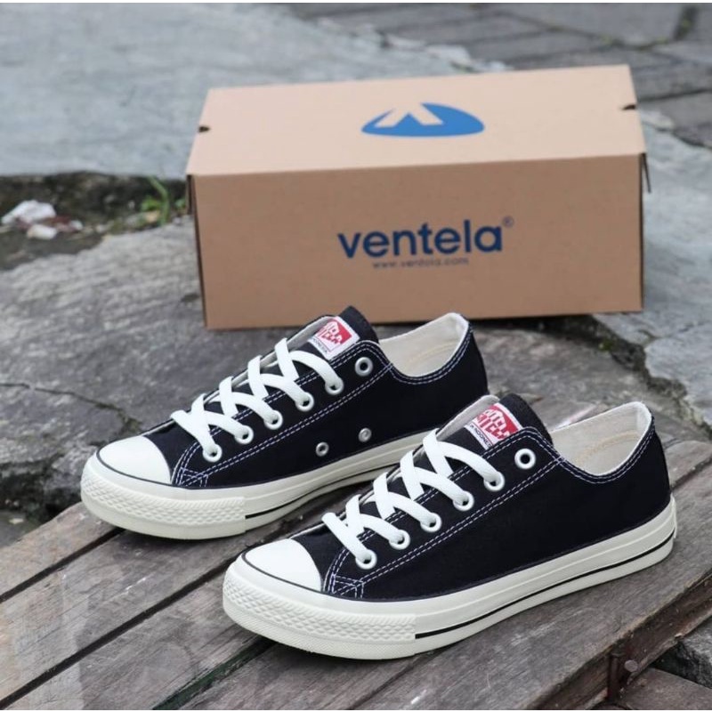 Jual Sepatu Ventela Ethnic Low Black Natural 100% Original Sepatu Kasual Sepatu Sekolah | Shopee ...