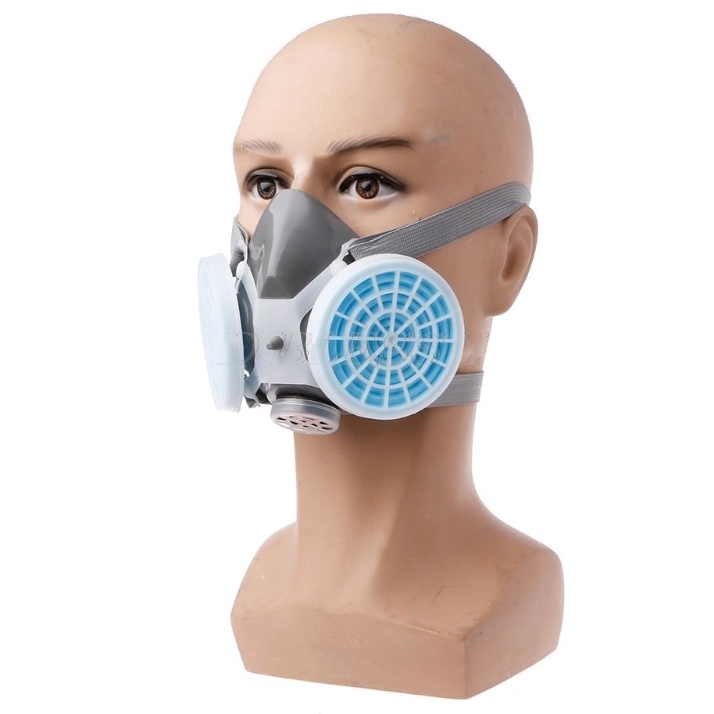 Jual MASKER SAFETY GAS RESPIRATOR ANTI DEBU INDUSTRIAL PROYEK 8006 ...