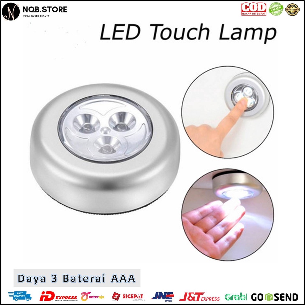 Jual Lampu LED Tempel Darurat Stick and Click Touch Emergency LED Lamp ...