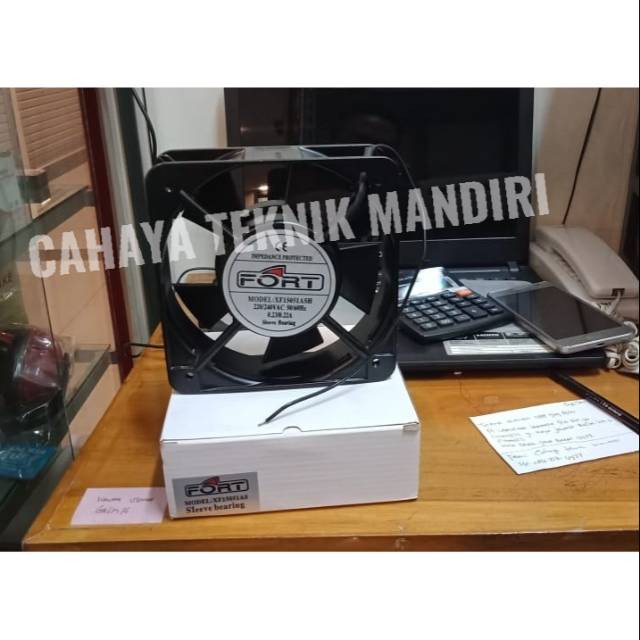 Jual Axial blower fan 4 inch 220 vac kotak Fort XF1222ASH kipas kecil ...