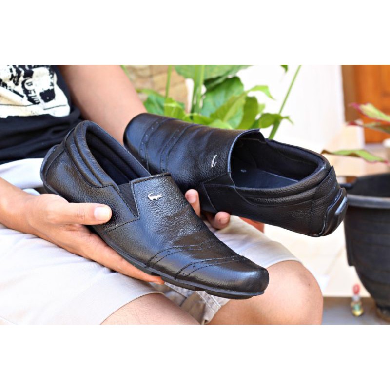 Best Product - Sepatu Pantofel Hitam Cokelat Pria Tanpa Tali Pendek ...