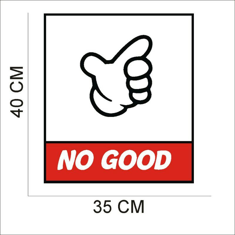 Jual Stiker mobil NO GOOD Honda Cutting Sticker Indonesia|Shopee Indonesia