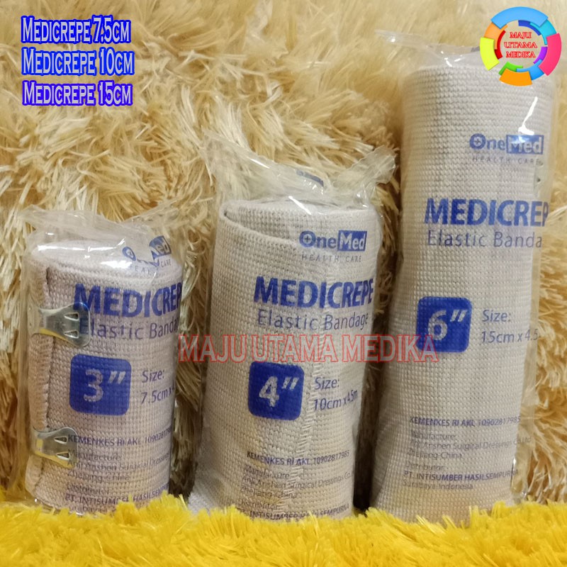 Jual Medicrepe 3 inch Onemed , Medicrepe 4 inch Onemed , Elastis Bandage , Perban Elastic ...