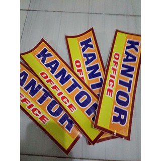 Jual Termurah!! Stiker label kelas/ruang PAUD,TK,SD,SMP,SMA,Perkantoran ...