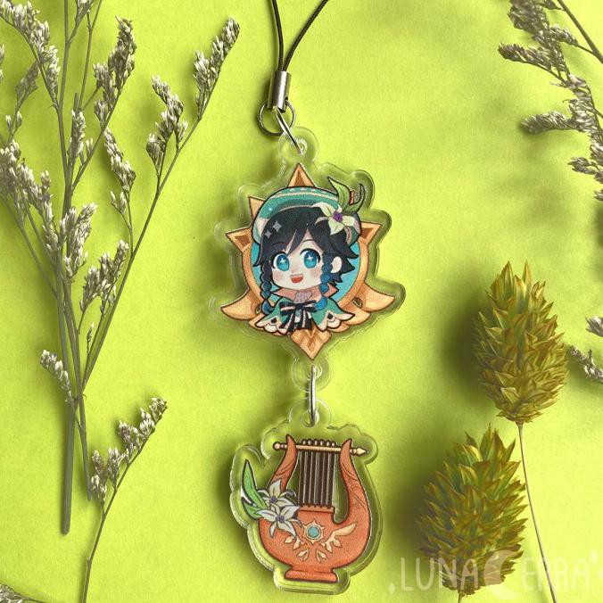 Jual FALSH SALE Keychain/gantungan kunci Venti - Genshin Impact Vision ...