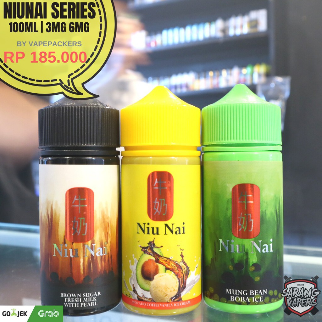 Jual NIU NAI SERIES LIQUID 100ML BY VAPEPACKERS | Shopee Indonesia