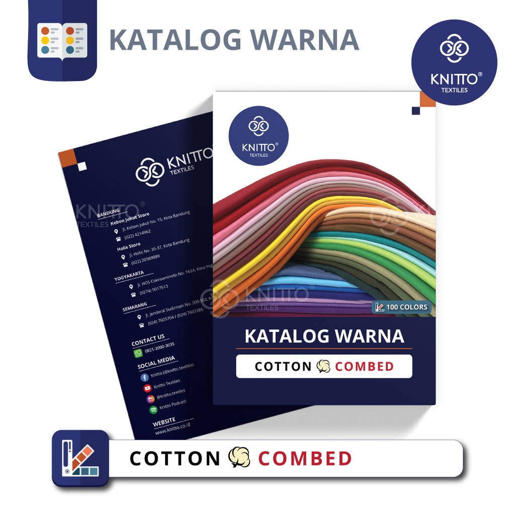 Jual KATALOG WARNA KAIN COTTON COMBED KNITTO (BAHAN KAOS) | Shopee ... Jual KATALOG WARNA KAIN COTTON COMBED KNITTO (BAHAN KAOS) | Shopee ...