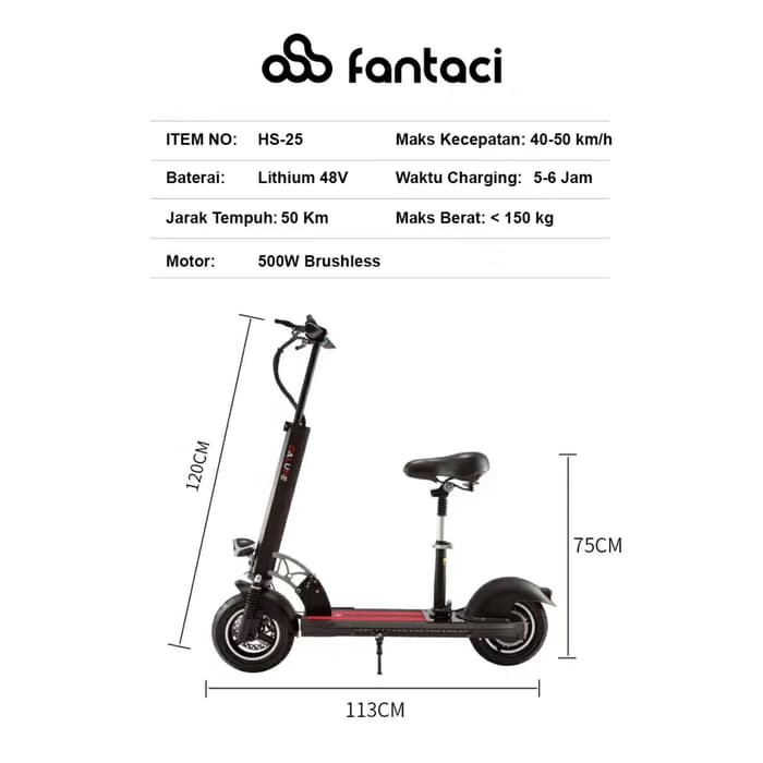 Jual Electric Scooter / Skuter Elektrik Brushless / Otopet Listrik ...