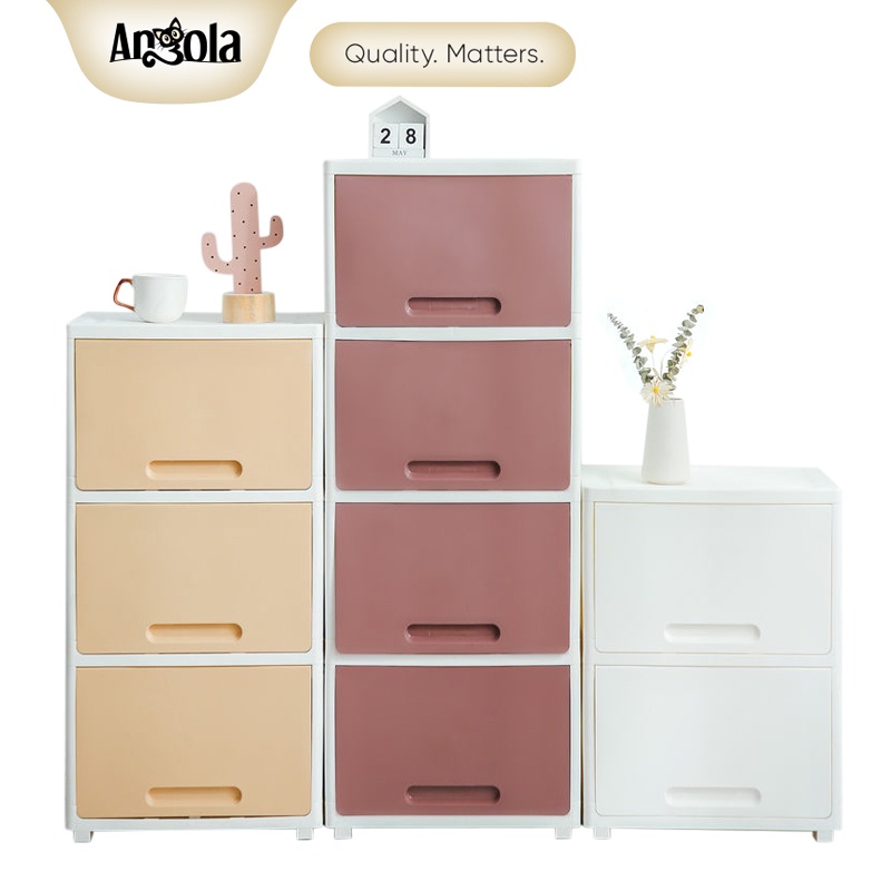 Angola Storage Cabinet C01/C02 Laci Susun Tempat Penyimpanan Lemari ...