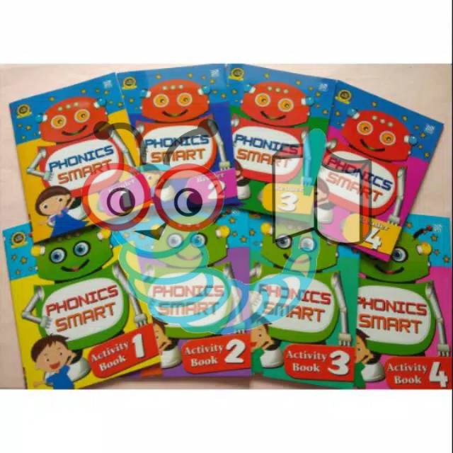 Phonics Smart Reader & Activity Book 1-4 | Shopee Indonesia