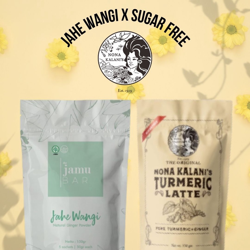 Jual [BUNDLING] the jamu BAR Jahe Wangi X Nona Kalani's Sugar Free ...
