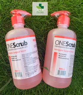 Jual One scrub 4% onemed Hand scrub 500ml Pump | Shopee Indonesia