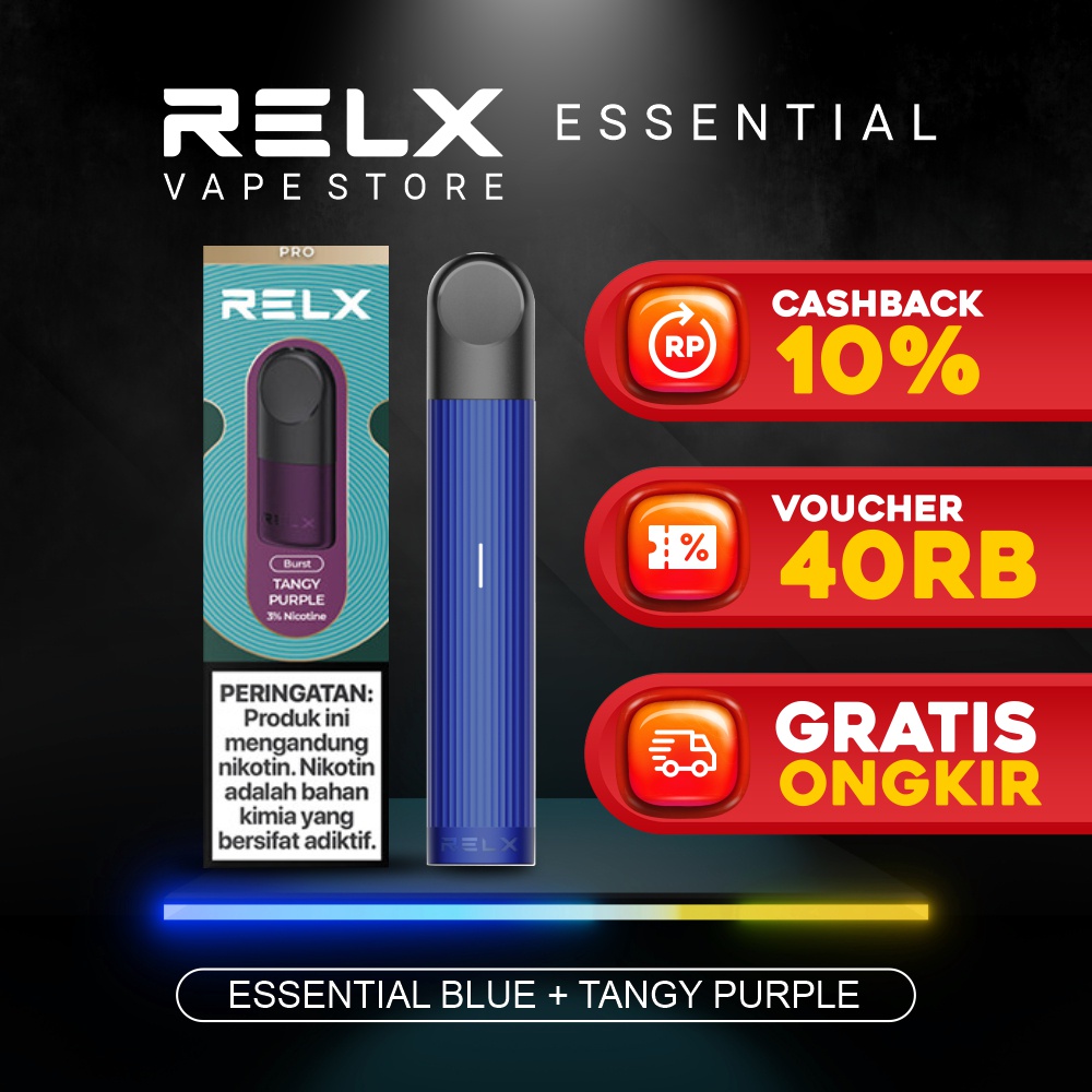 Jual In stock Relx Vape Essential Bundle Device kit Berbagai rasa ...