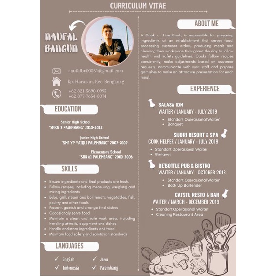 Jual JASA PEMBUATAN CV CURICULUM VITAE UNTUK LAMARAN PEKERJAAN | Shopee ...