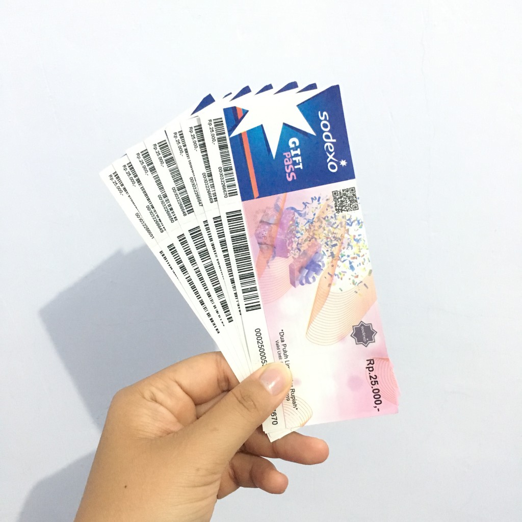 Jual VOUCHER SODEXO 25.000 - SODEXO GIFT PASS | Shopee Indonesia