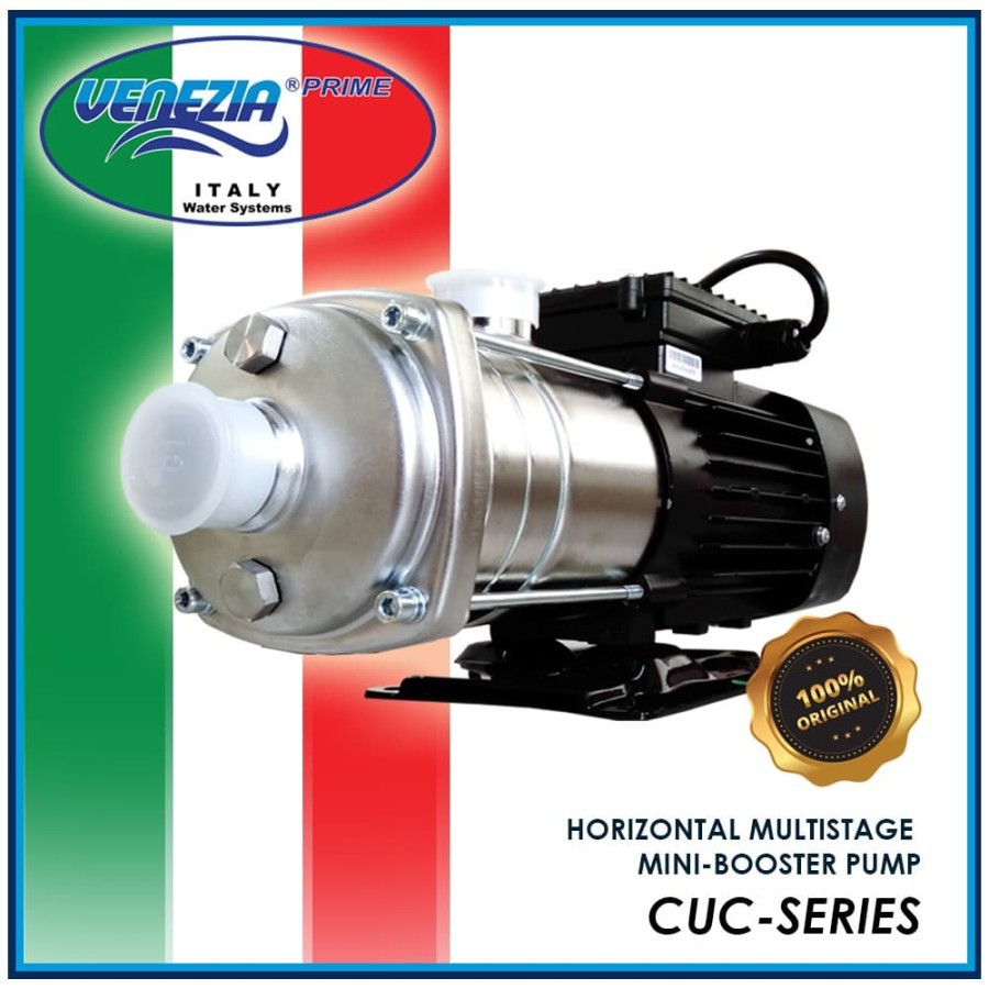 Jual POMPA DORONG VENEZIA CUC 2-40 - POMPA HORIZONTAL MULTISTAGE MINI ...