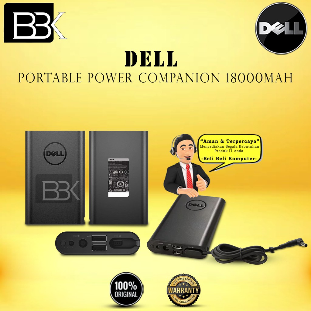 Jual Dell Portable Power Companion 18000MAH PW7015L | Shopee Indonesia
