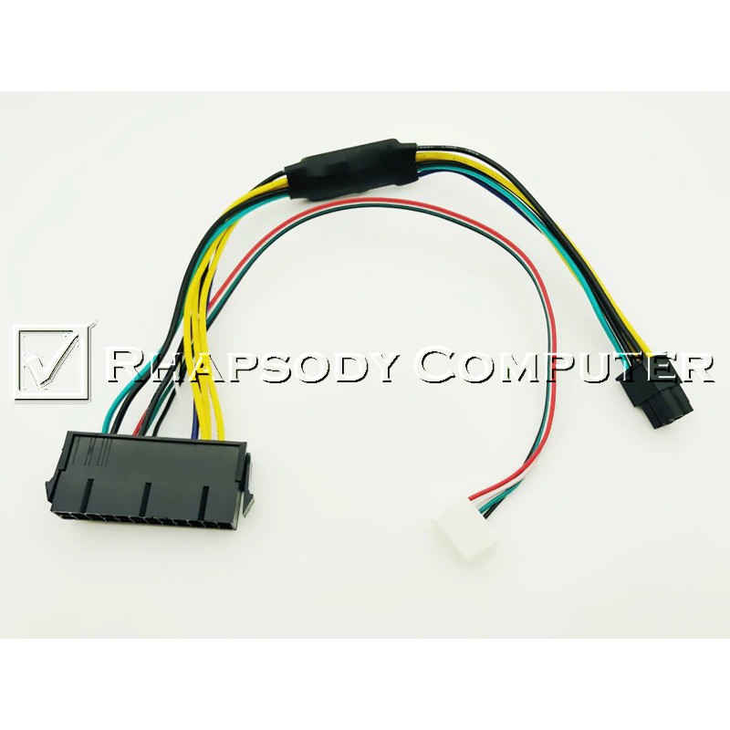 Jual Kabel Power Supply ATX 24 Pin to 2-port 6 Pin Adapter for HP Z220 ...