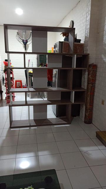 Offo Living - Rak Buku Pembatas Ruangan Olive Bookshelf | Shopee Indonesia