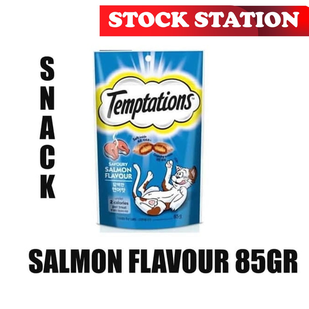 Jual Temptation snack kucing tempting salmon flavour 85gr | Shopee ...