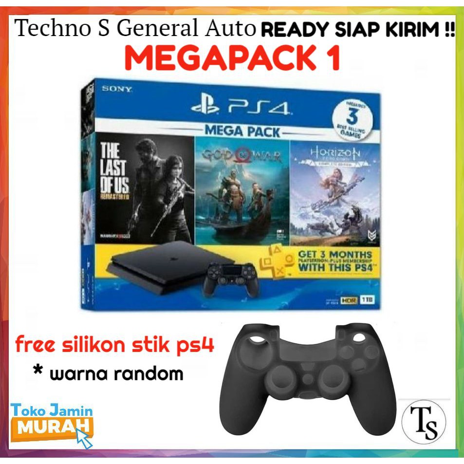 PS4 Slim 1TB HITS Bundle Megapack 1 / PS 4 Slim 1TB Mega Pack 1 ...