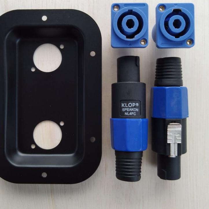 Jual [PRODUK RNWUY] PAKET SPEAKON SET PLAT TERMINAL BOX SPEAKER JEK DAN ...