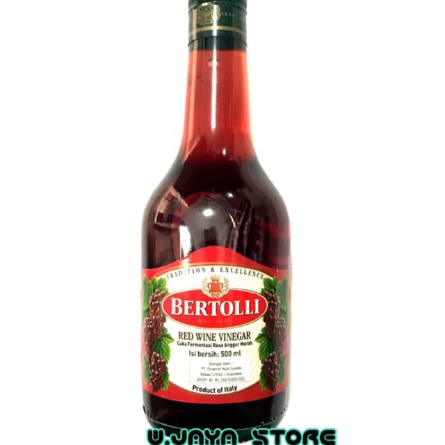 BERTOLLI RED WINE VINEGAR | Shopee Indonesia