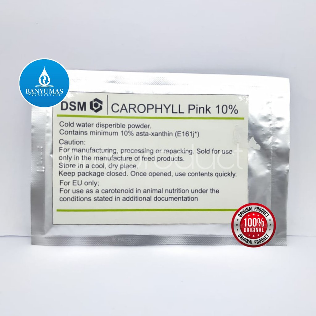 A135 Astaxanthin Powder Carophyll Pink Pewarna merah Louhan Arwana ...