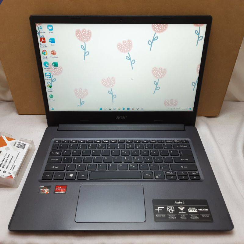 Jual Acer Aspire 3 A314-22 Ryzen 3 3250U Ram 12GB SSD 512GB Fullset ...