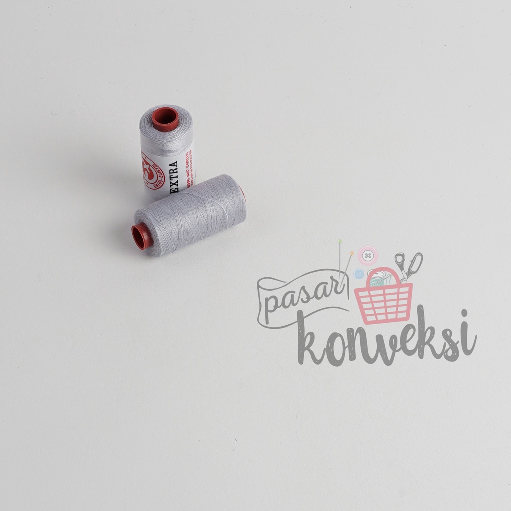 Jual Benang EXTRA Abu Muda | Shopee Indonesia
