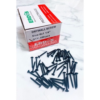 Jual REPACK 100pcs SEKRUP GYPSUM / SEKRUP HITAM / DRYWALL SCREW 6x3/4 ...