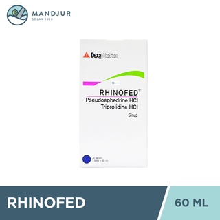 Jual Rhinofed Sirup 60 mL - Obat Flu, Pilek, Demam, Hidung Tersumbat ...