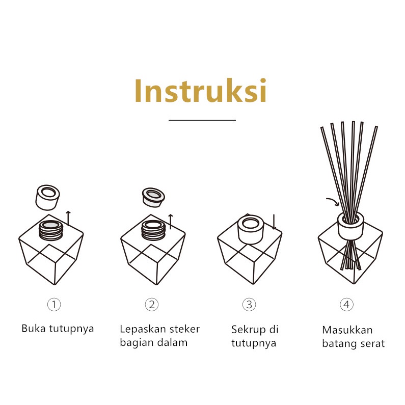 MINISO Pewangi Ruangan Diffuser Aromatherapy Pengharum Bunga Aroma ...