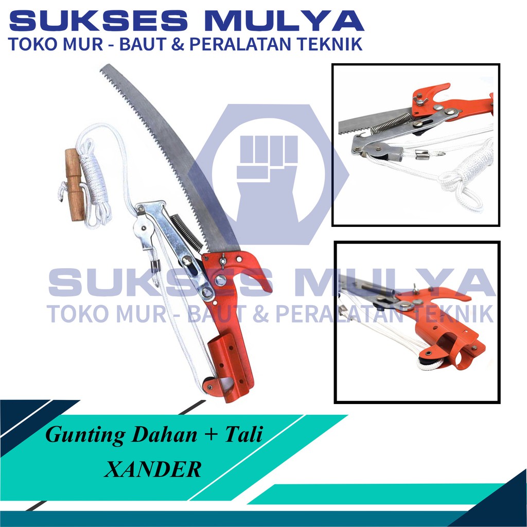 XANDER Gunting Dahan Tarik Gergaji Gunting Galah | Shopee Indonesia