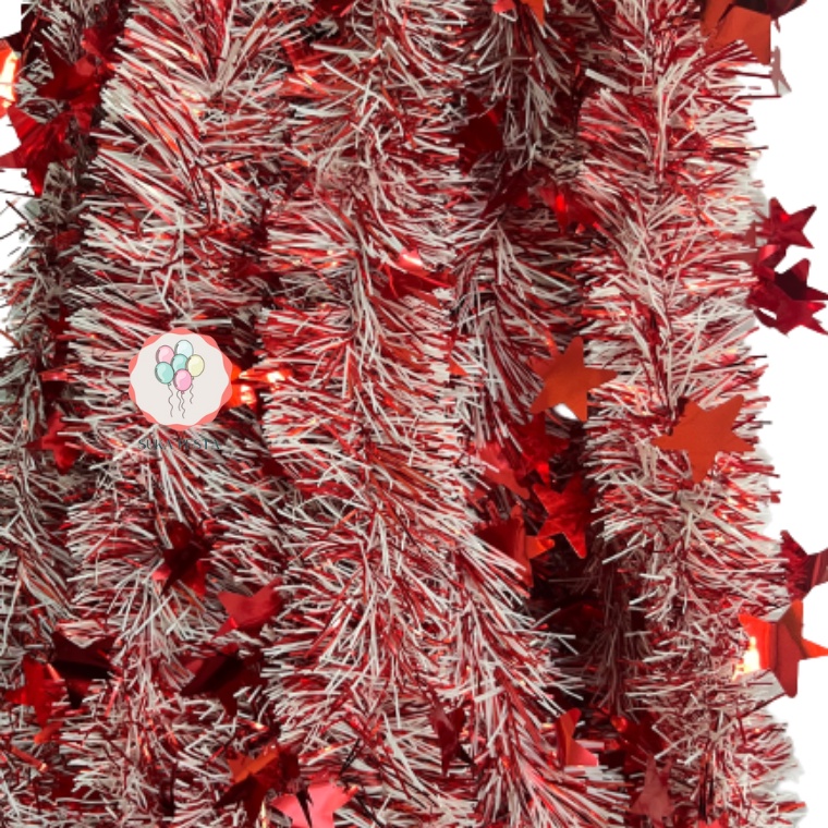 Jual SLINGER TINSEL MERAH PUTIH / SLINGER KEMERDEKAAN / DEKORASI ...