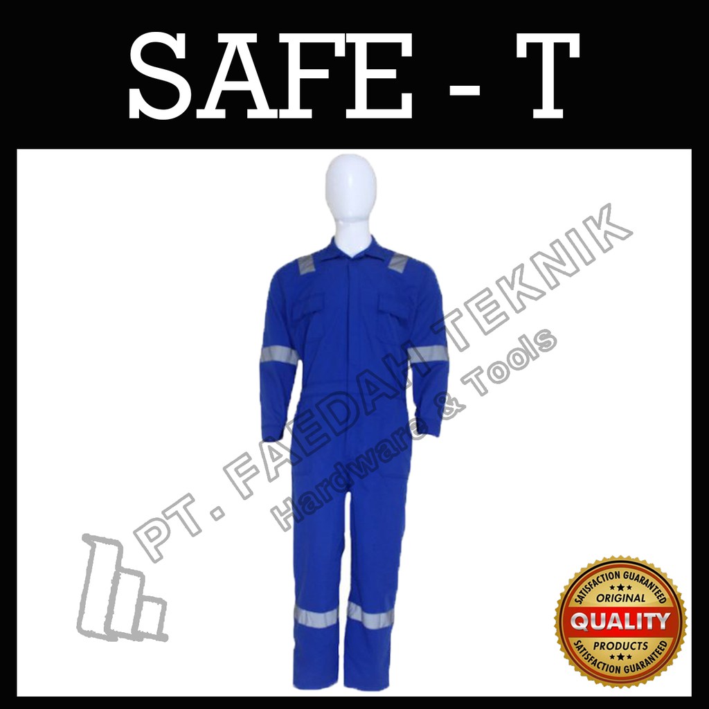 Jual Baju Safety Terusan / Wearpack Safety Coverall Merk Safe-T Royal ...
