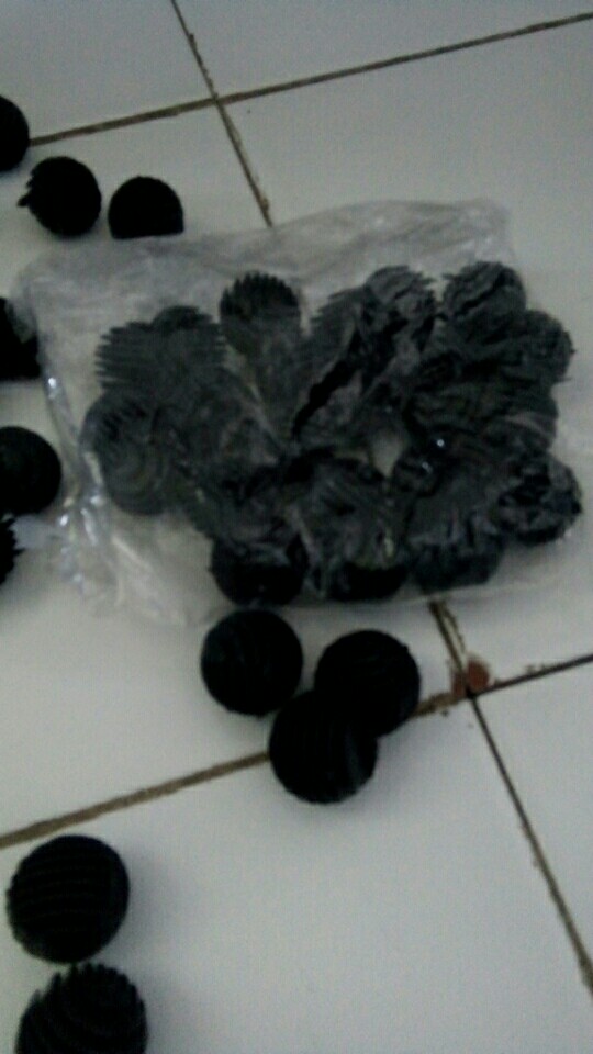 BIO BALL BIOBALL BULAT 3CM 50pcs MEDIA FILTER AQUARIUM AKUARIUM KOLAM ...