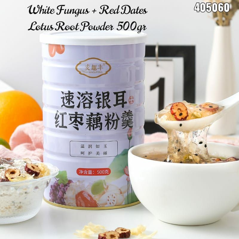 Jual Bubur akar teratai white fungus red detas lotus root powder ...