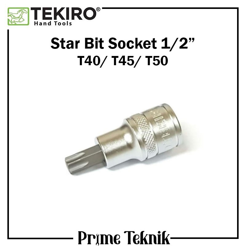 Jual Star Bit Socket 1/2" T40 T45 T50 Tekiro Mata Starbit Sock L ...