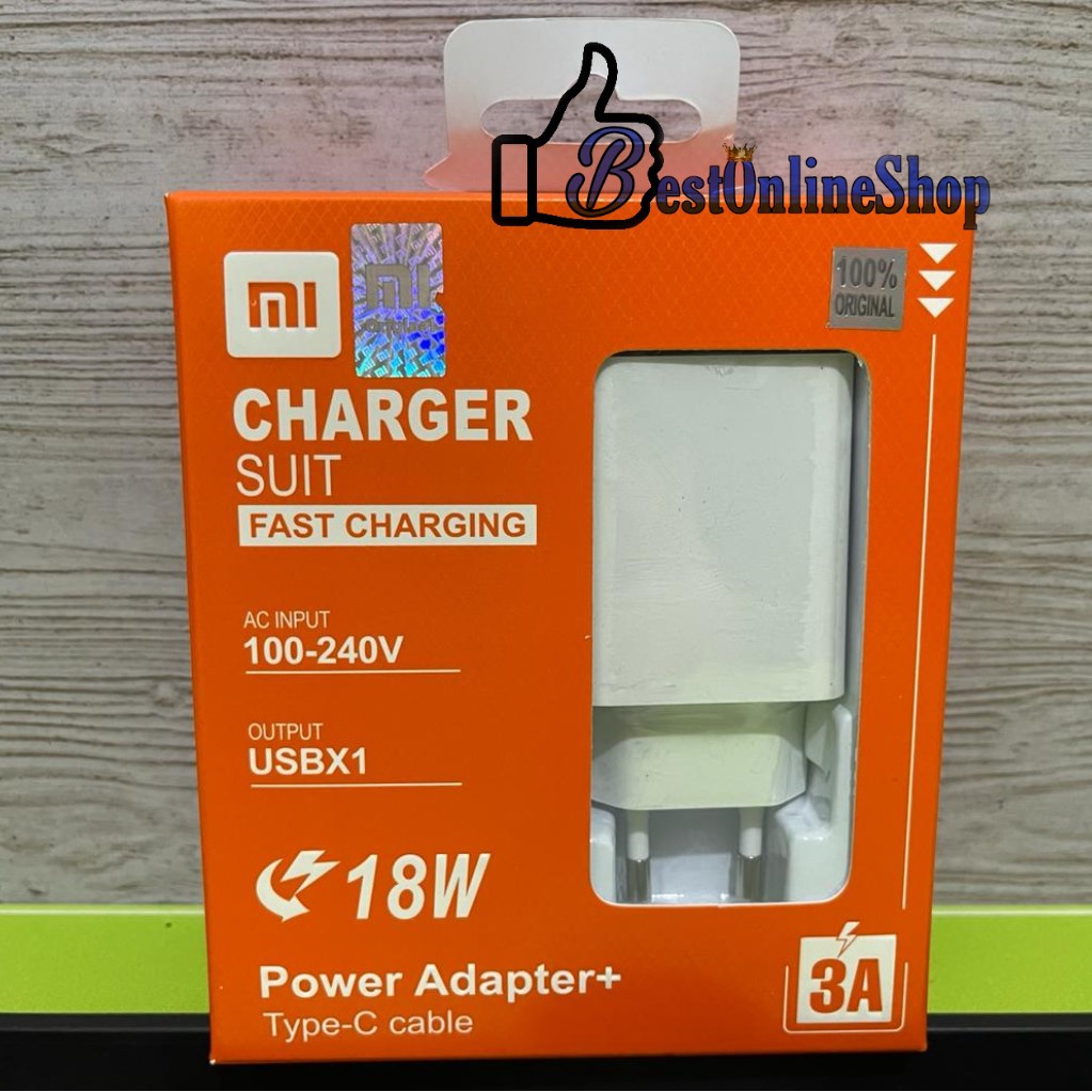 Jual CHARGER XIAOMI MDY-10-EF TYPE C FAST CHARGING 3A 18W QC 3.0 ...