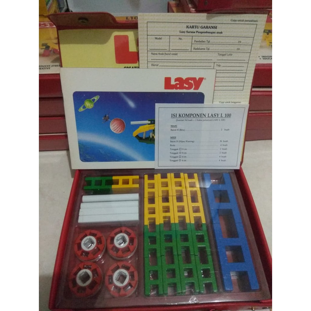 Jual Vintage Lasy L100 Educational Toys Made in Germany (Bukan Lepao ...