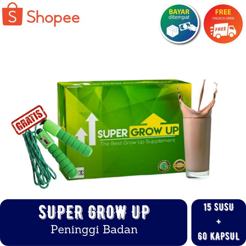 Jual SUPER GROW UP!!! Promo Peninggi Badan, Terbaik 2-6hari Naik 3-4Cm ...