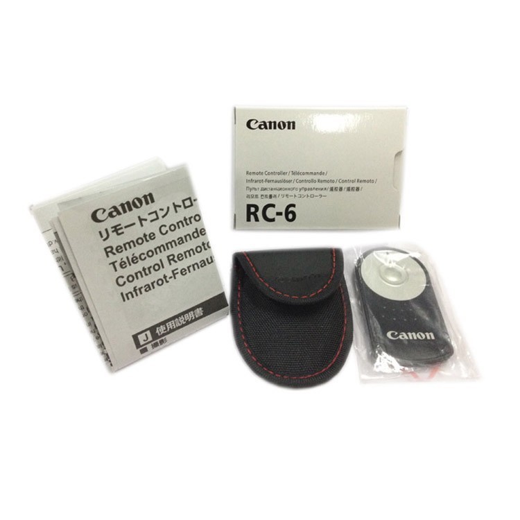 Jual IR REMOTE CONTROL RC-6 FOR CANON CAMERA WITH BOX | Shopee Indonesia
