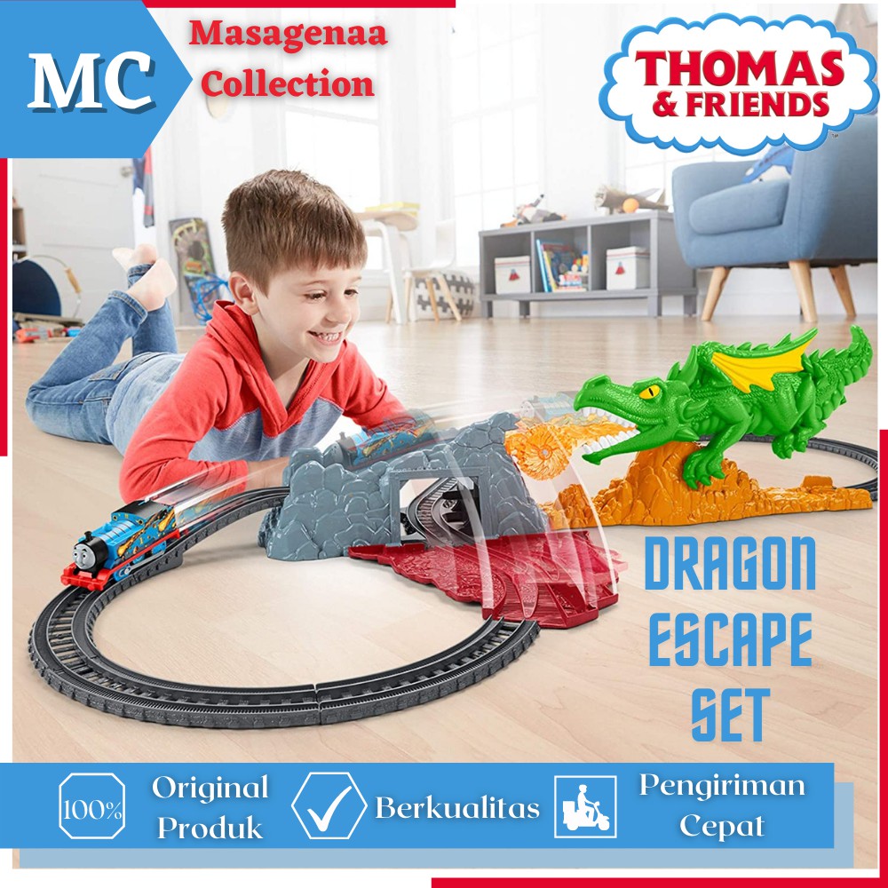 Jual Mainan Kereta Kreta Api Anak Thomas And Friends Dragon Escape ...