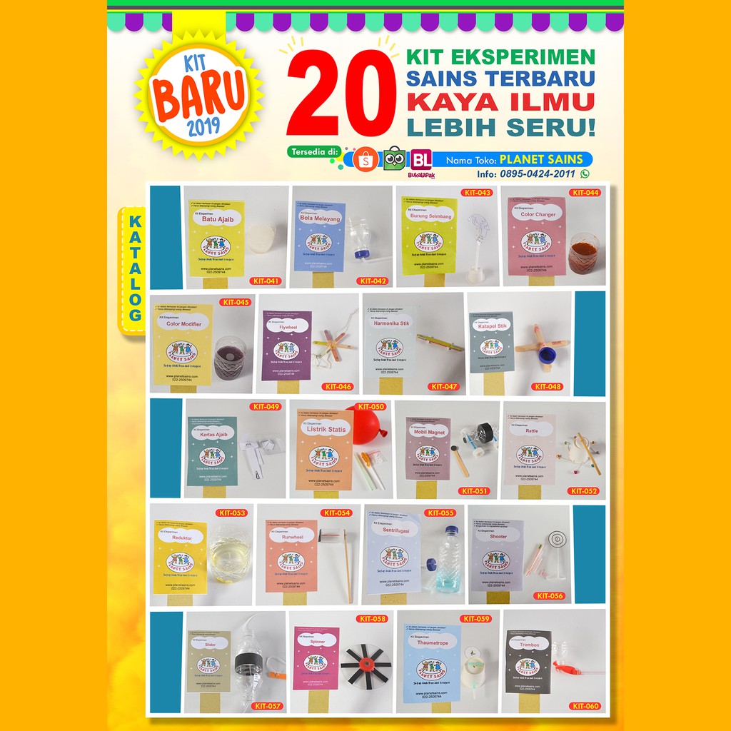 Produk Mainan Edukasi PLANET SAINS | Shopee Indonesia