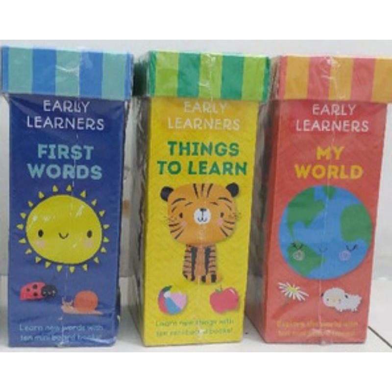 Jual Early Learners Book Tower : First Words / My World / Things to ...
