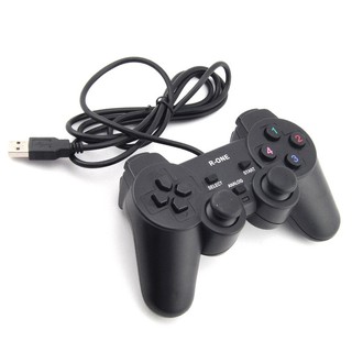 STIK PS USB MURAH GETAR FULL GAMEPAD SINGLE R-ONE JOYSTICK / STICK USB ...
