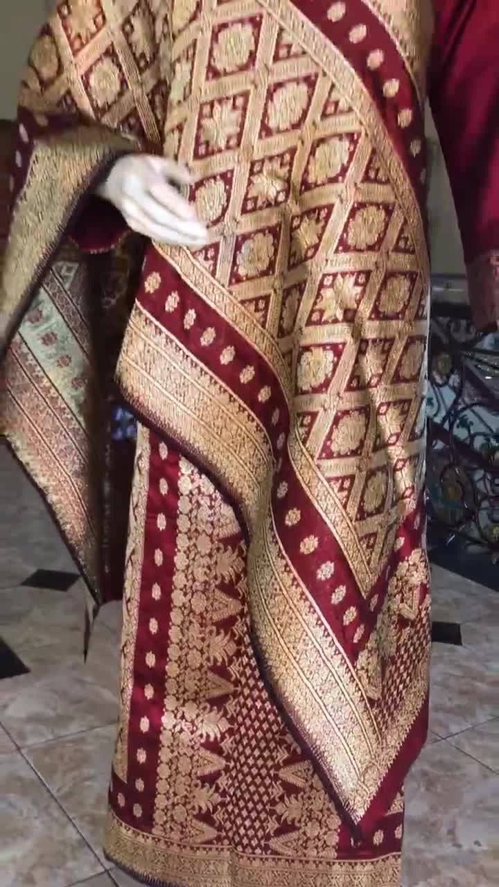 Jual SPESIAL Songket tenun lepus 1 benang ORI / Songket Palembang asli Tenun Tangan songket ...