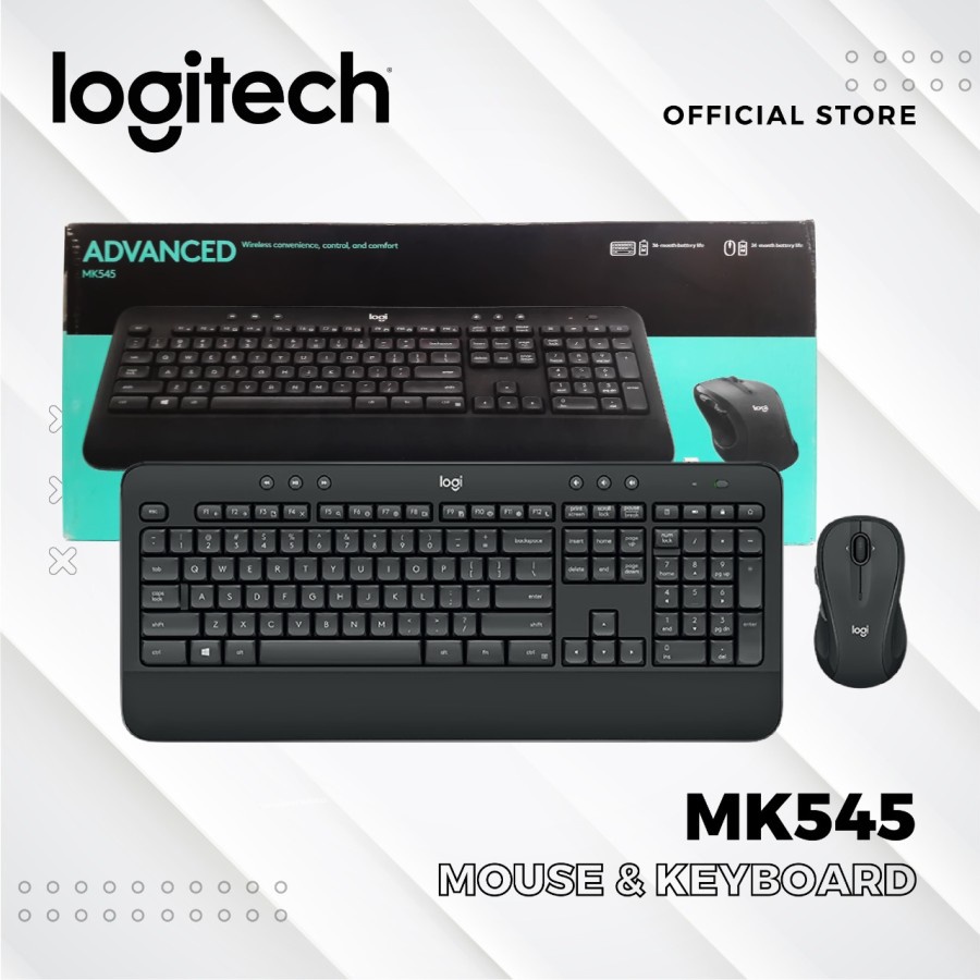 Jual LOGITECH MK545 Advanced Wireless Keyboard Mouse Combo | Shopee ...